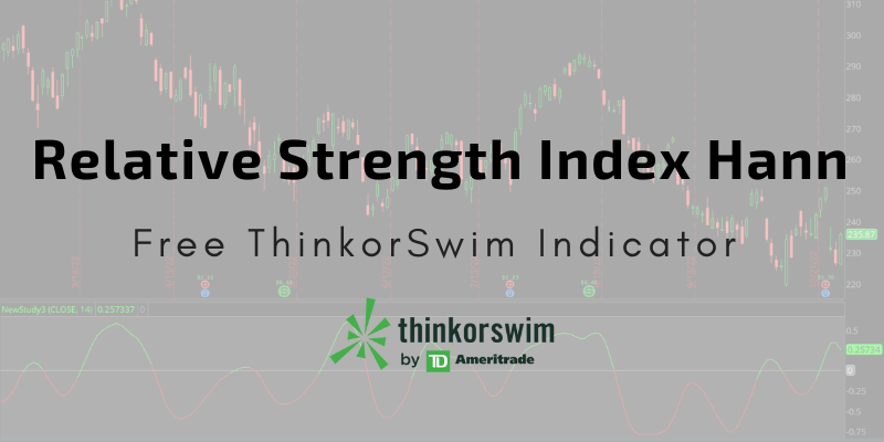 Relative Strength Index Hann (RSIH) for ThinkorSwim - thinkScript101