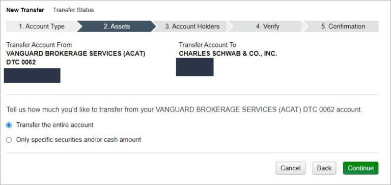 How to Transfer from Vanguard to Charles Schwab (Full Guide)