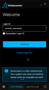 How To Login to ThinkorSwim Using Your Schwab Account